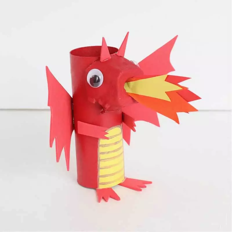 Dragon handicraft. How to make a draw Dragon with your own hands? 531_10