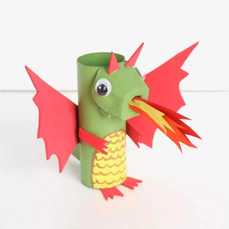 Dragon Handicraft. Πώς να κάνετε ένα Dragon Dragon με τα χέρια σας; 531_2