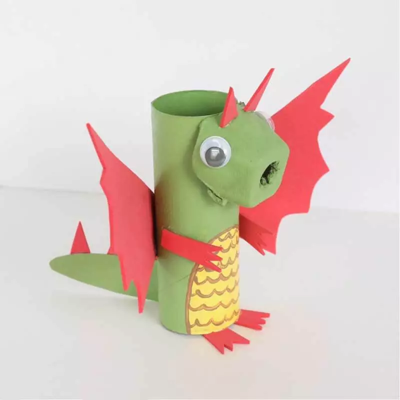 Dragon handicraft. How to make a draw Dragon with your own hands?