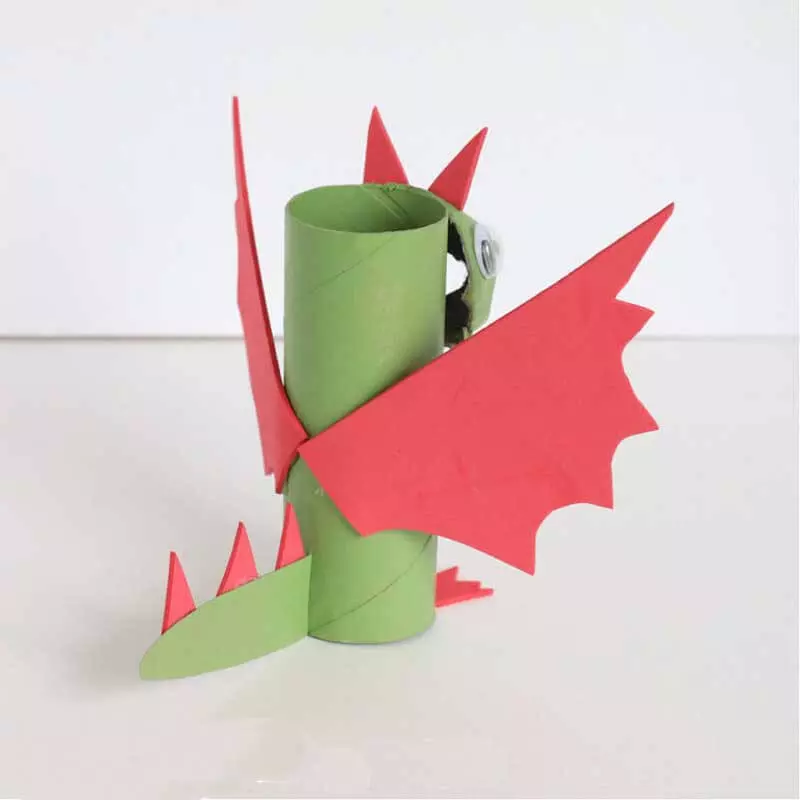 Dragon handicraft. How to make a draw Dragon with your own hands?