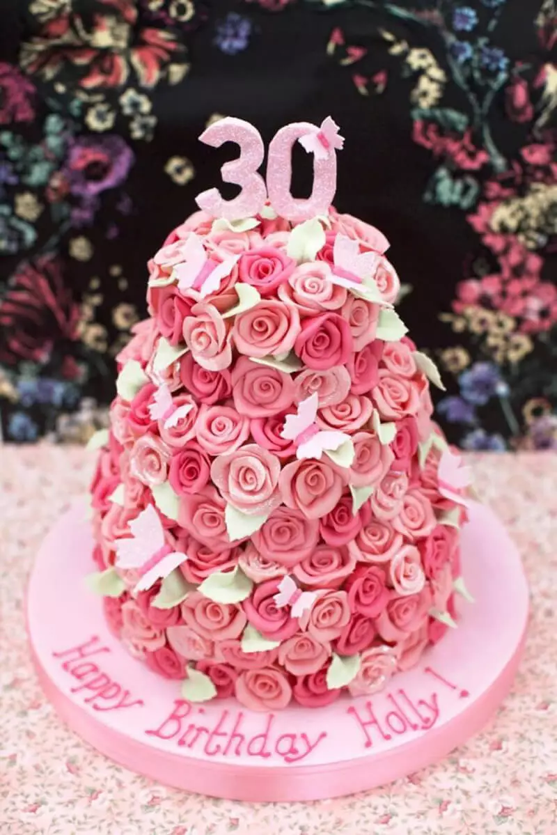Hvordan dekorere en kage i 30 år? 535_12