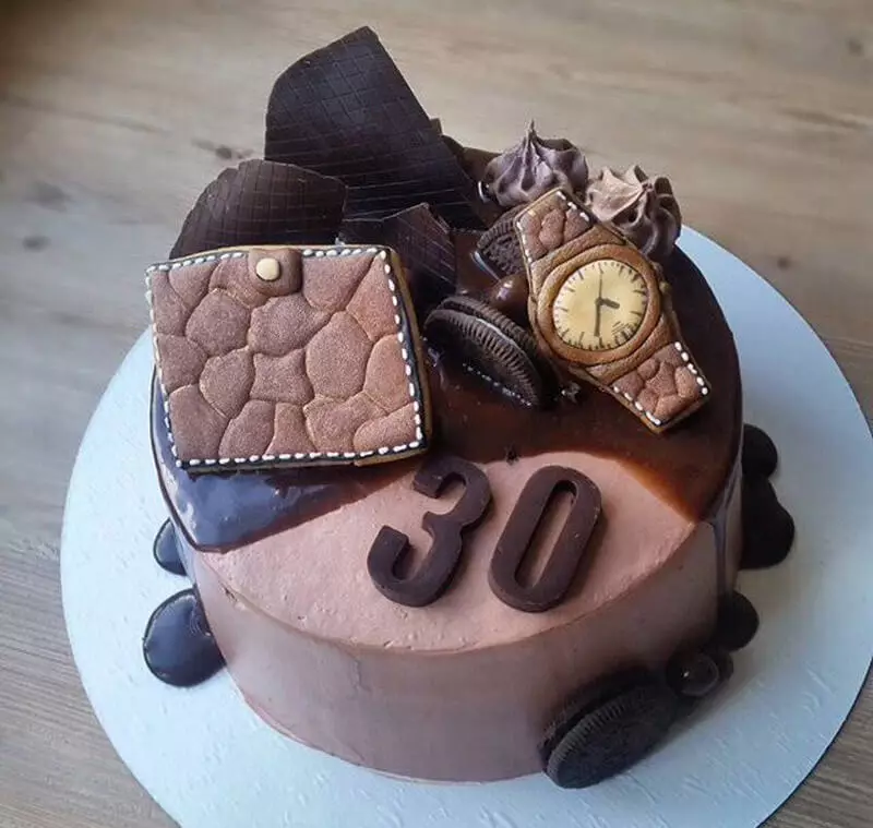 Hvordan dekorere en kage i 30 år? 535_5