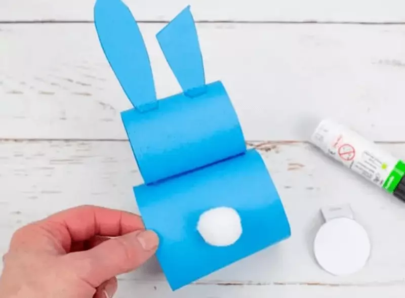 صنایع دستی خرگوش چگونه یک خرگوش را از کاغذ با دست خود بسازید؟ 536_14