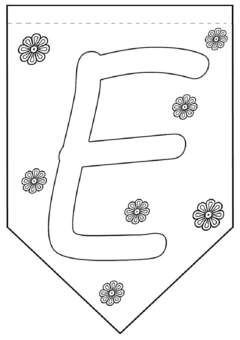 Girlande Glückwunsch drucken nach Buchstaben 548_24