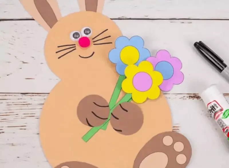 Lapin de Pâques le faire de papier 551_11