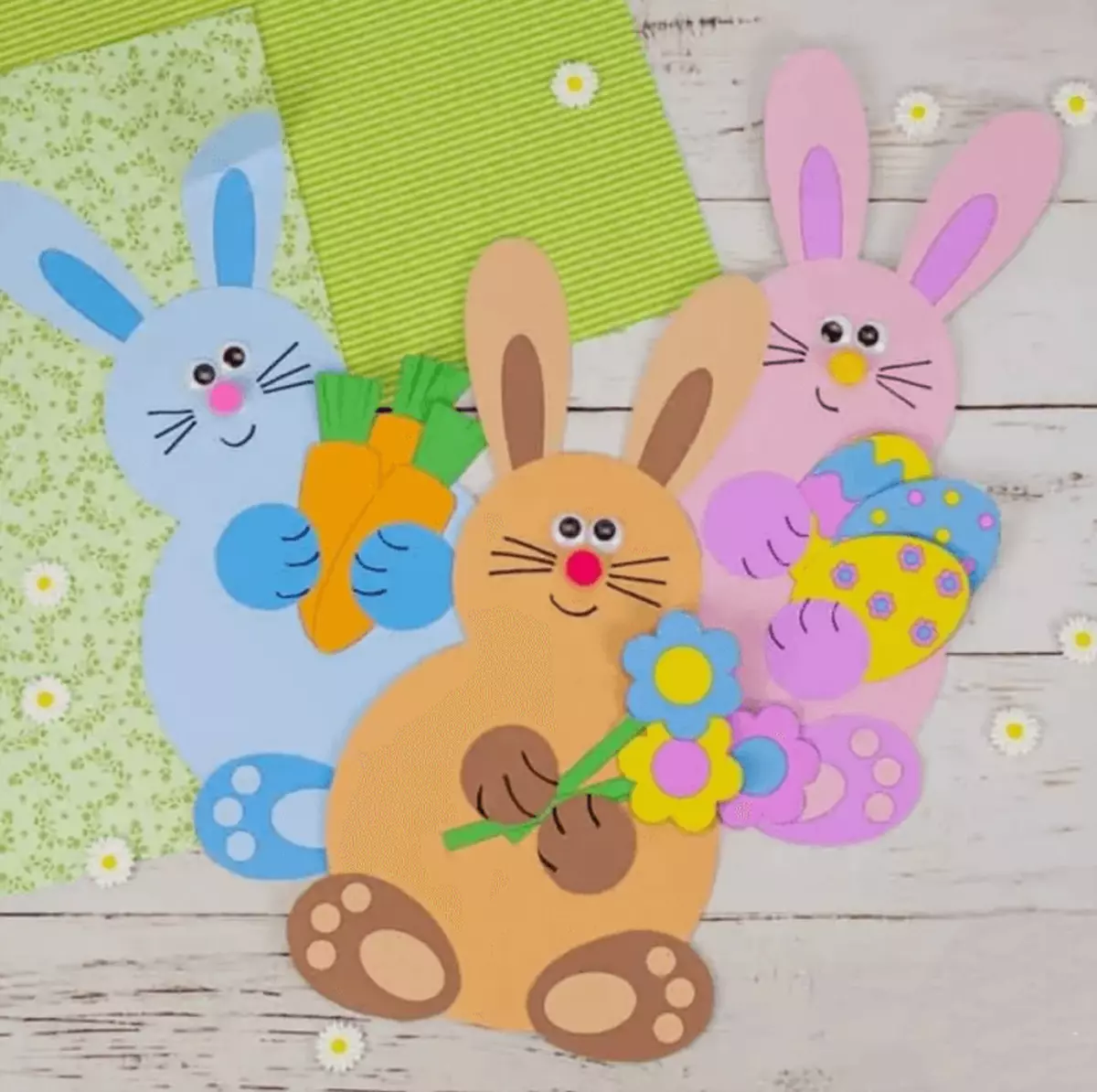 Lapin de Pâques le faire de papier 551_2