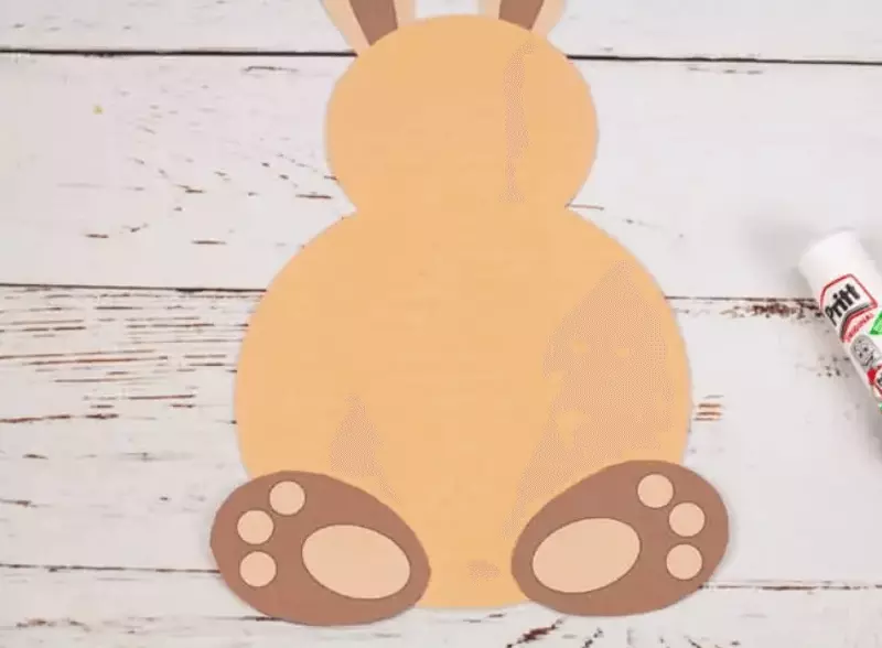 Lapin de Pâques le faire de papier 551_7