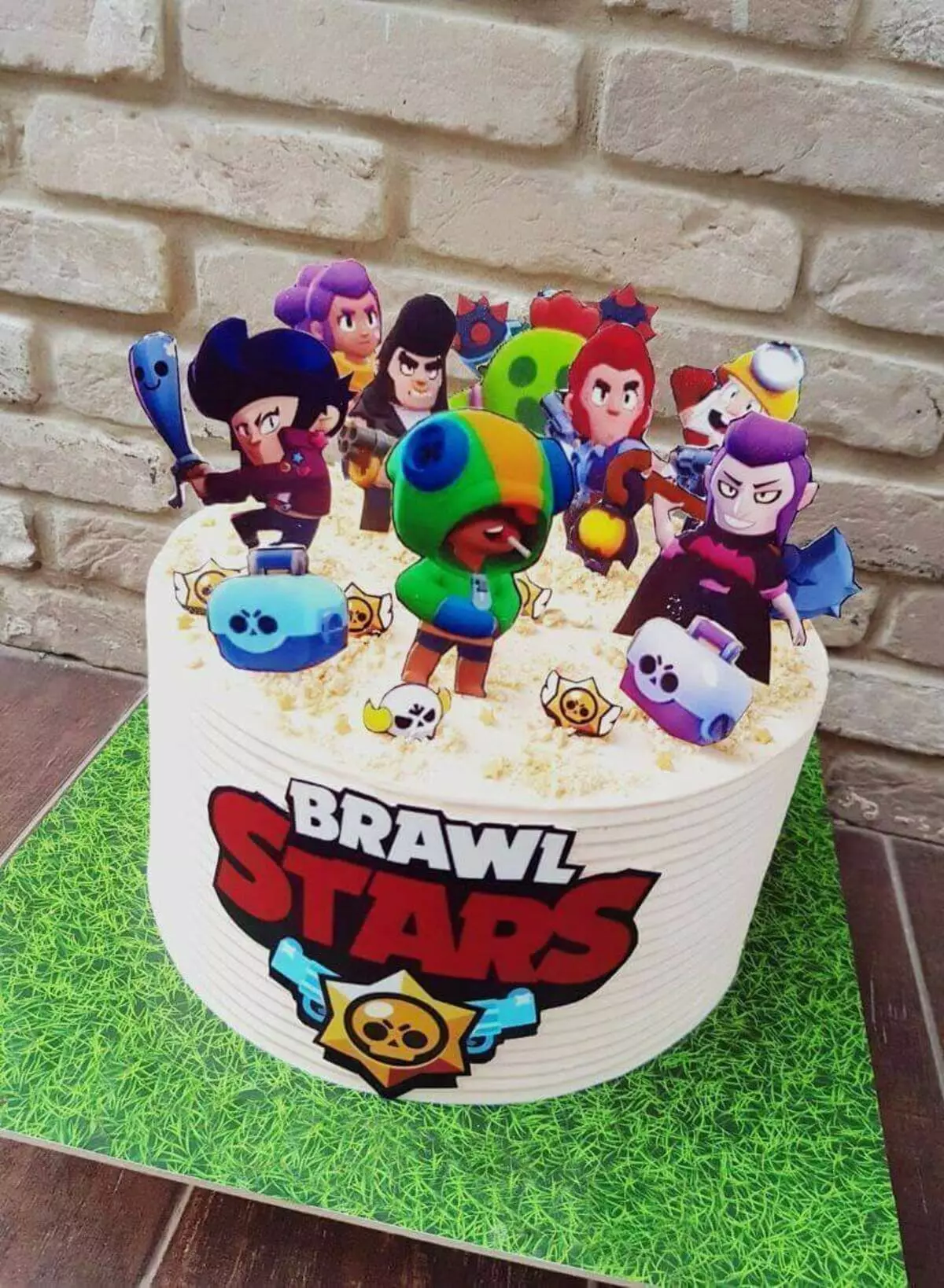 Birthday Brawl Stars Cake 564_3