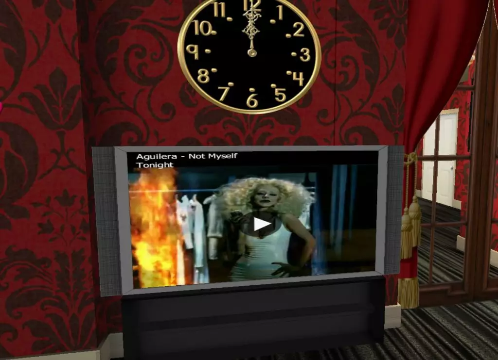 如何在“LoveCity3D”中制作电视？链接与Video Clips进行ReveCity3D虚拟公寓。