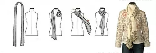 איך לקשור צעיף יפה? אופציות עניבה צעיף אופנתי